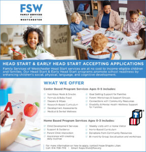 Early Head Start & Head Start - Family Services of Westchester